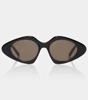 Loewe Oval Sunglasses - Black