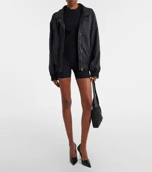 Gucci Gg Jacquard Biker Shorts - Black