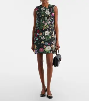 Gucci Flora Brocade Minidress