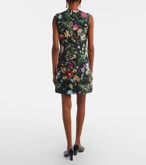 Gucci Flora Brocade Minidress