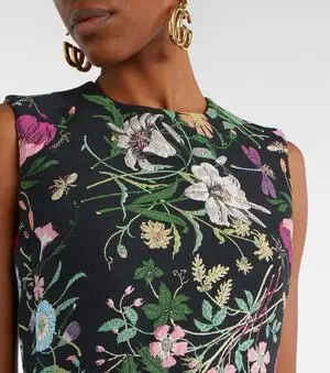 Gucci Flora Brocade Minidress