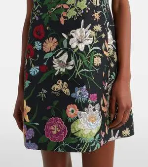 Gucci Flora Brocade Minidress