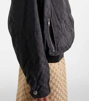 Gucci Gg Cotton-trimmed Jacket