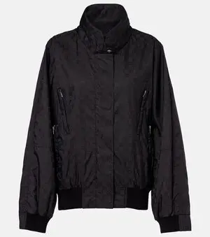 Gucci Gg Monogram Cotton-trimmed Jacket