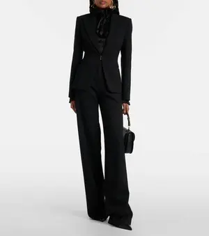 Gucci Wool-blend Straight Leg Trousers