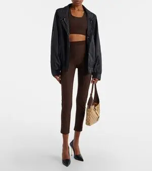 Gucci Gg Jersey Jacquard Leggings