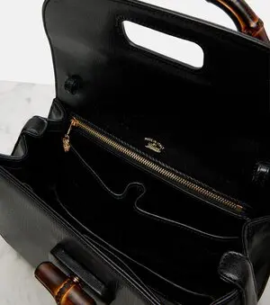 Gucci Bamboo 1947 Medium Top-handle Bag - Black