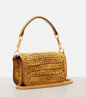 Valentino Garavani Locò Small Crochet Shoulder Bag