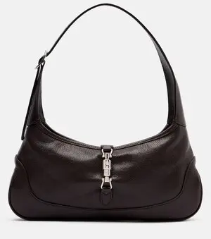 Gucci Jackie Slim Small Leather Shoulder Bag - Brown