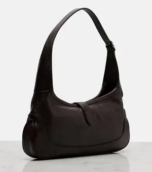 Gucci Jackie Slim Small Leather Shoulder Bag - Brown