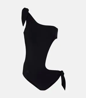 Gucci Bow-detail Cutout One-piece Swimsuit - Black