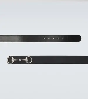 Gucci Horsebit 1955 Leather Belt - Black