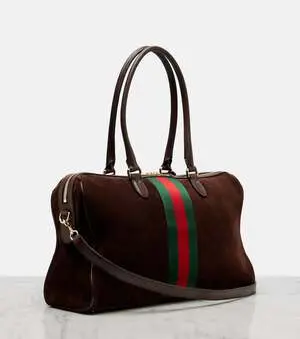 Gucci Large Suede Duffle Bag