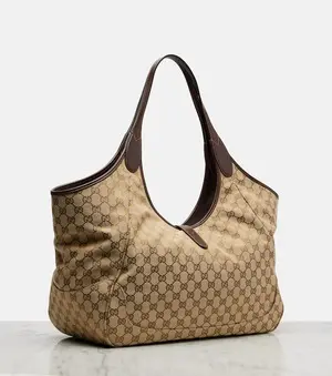 Gucci Large Gg Canvas Tote Bag