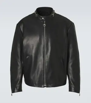 Gucci Horsebit Leather Jacket