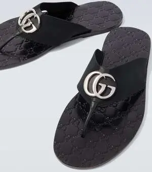Gucci Riviera Double G Thong Sandals