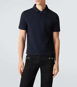 Gucci Logo Cotton Piqué Polo Shirt