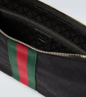 Gucci Gg Canvas Small Crossbody Bag - Black