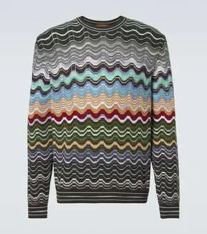 Missoni Zigzag Cotton-blend Sweater - Multicoloured
