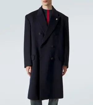 Gucci Double-breasted Cashmere Coat