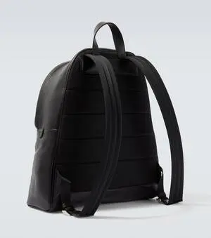 Gucci Web Stripe Leather Backpack
