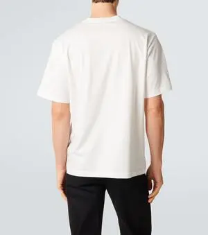 Gucci Logo Cotton And Silk Jersey T-shirt - White