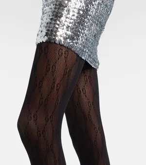 Gucci Gg Monogrammed Tights