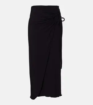Max Mara Jersey Wrap Skirt