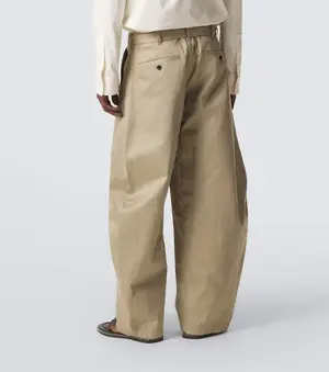 Sacai Cotton Chino Barrel-leg Pants