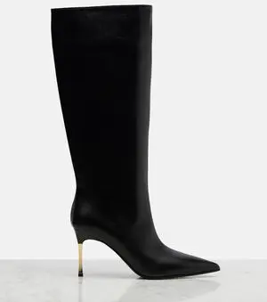 Gucci Bombshell Leather Knee-high Boots