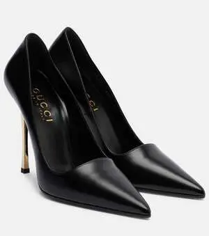 Gucci Trinity 120 Leather Pumps