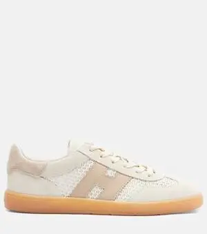 Hogan Suede Sneakers - White