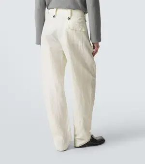 Giorgio Armani Pleated Tapered Trousers