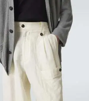 Giorgio Armani Pleated Tapered Trousers