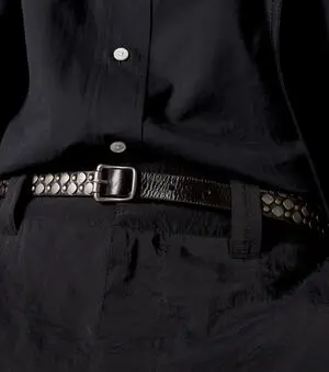 LEMAIRE Studded Leather Belt