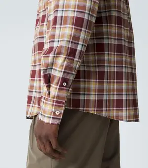 Prada Plaid Cotton Shirt