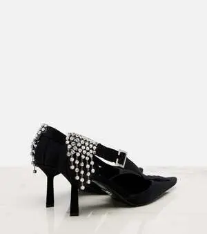 Prada Crystal-embellished Pumps
