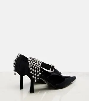 Prada Crystal-embellished Pumps