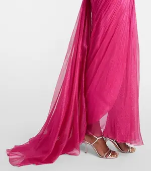 MARIA LUCIA HOHAN Lupita Draped Gown - Pink