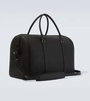 THE ROW Iowa Leather Duffle Bag - Black