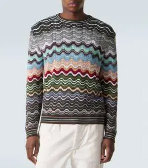 Missoni Zigzag Cotton-blend Sweater - Multicoloured