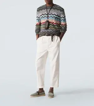 Missoni Zigzag Cotton-blend Sweater - Multicoloured