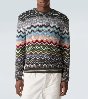 Missoni Zigzag Cotton-blend Sweater - Multicoloured