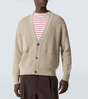 LARDINI Cotton Cardigan - Green