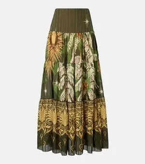 Johanna Ortiz Jacquard Maxi Skirt - Multicoloured