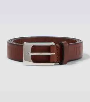 LEMAIRE Leather Belt - Brown