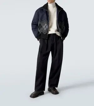 Loewe Argyle Technical Twill Jacket