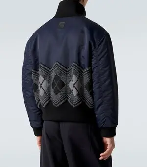 Loewe Argyle Technical Twill Jacket