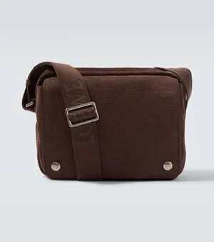 Loewe Pebble Medium Leather Messenger Bag - Brown