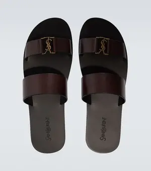 Saint Laurent Babylone Leather Sandals